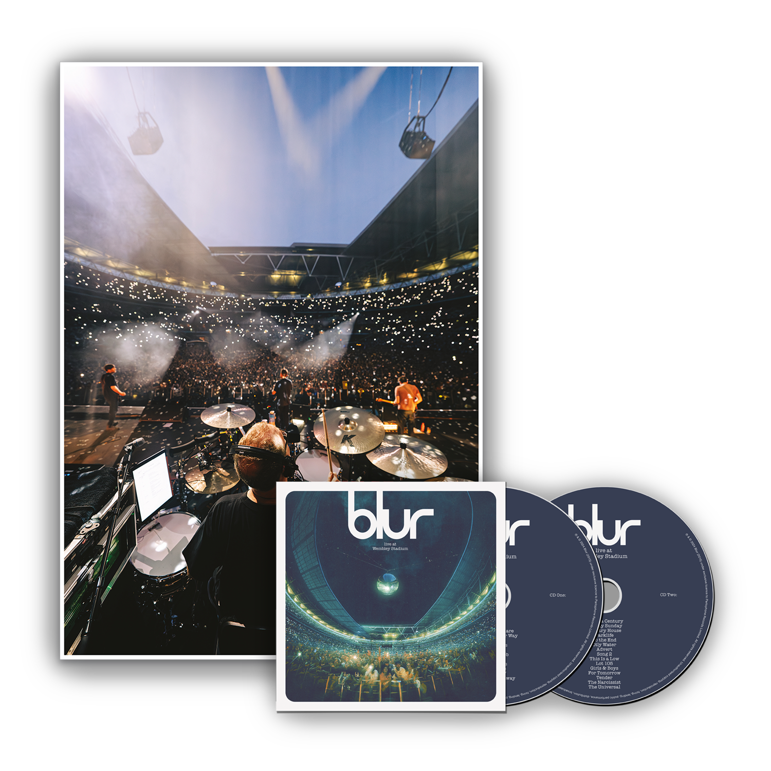 LIVE AT WEMBLEY 2CD + POSTER | Blur Official Store